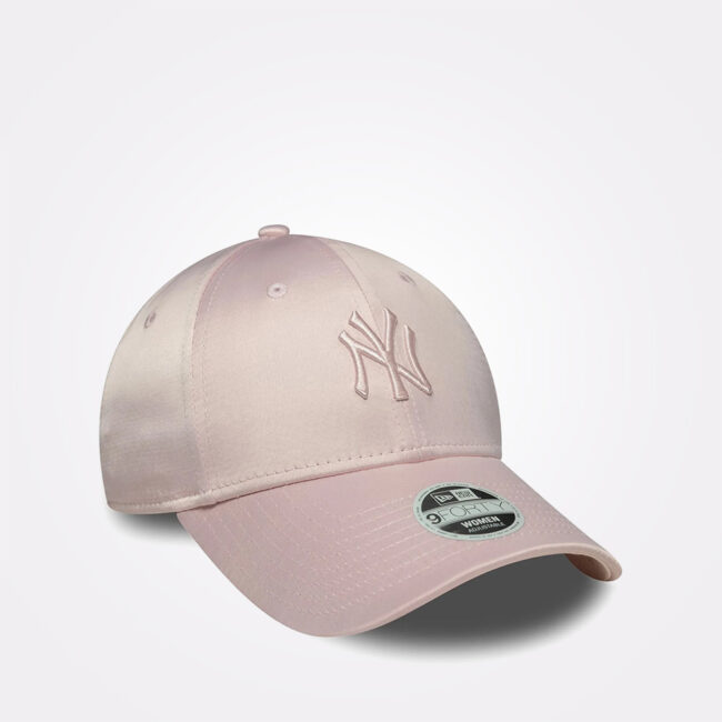 New Era NY Yankees Womens MLB Satin Pastel Pink 9FORTY Cap