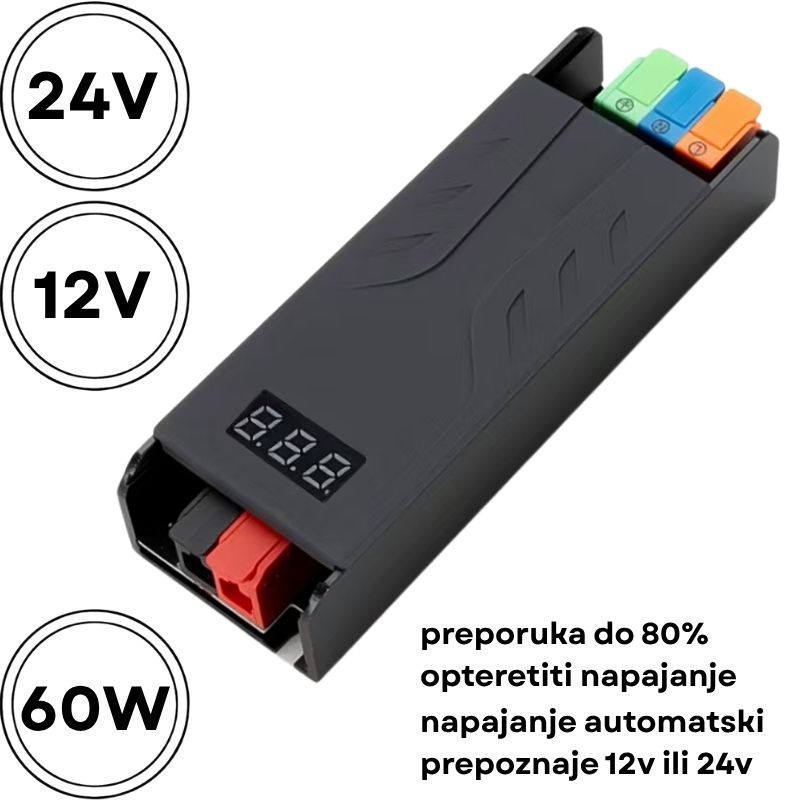 MEGGA, ADAPTIIVNO NAPAJANJE 60W 12V-24V 128*43*27 IP20, 000047