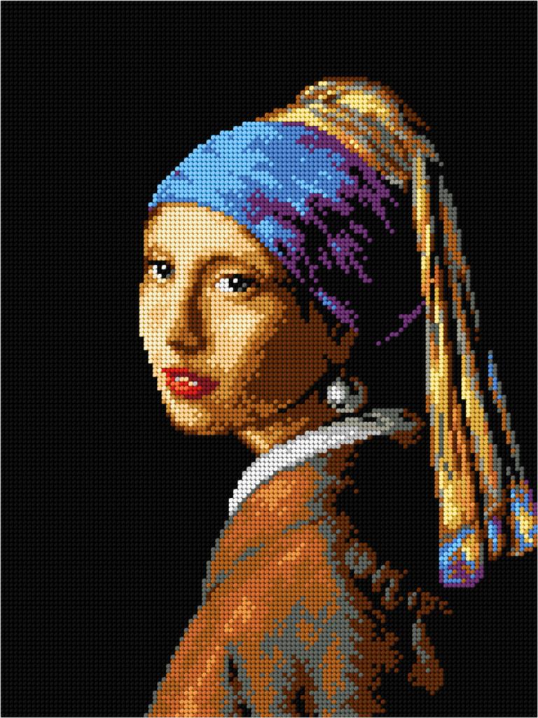 Goblen set Devojka sa bisernom minđušom  | Jan Vermeer | 27,5 x 36,5cm
Goblen set Devojka sa bisernom minđušom | Jan Vermeer | 27,5 x 36,5cm