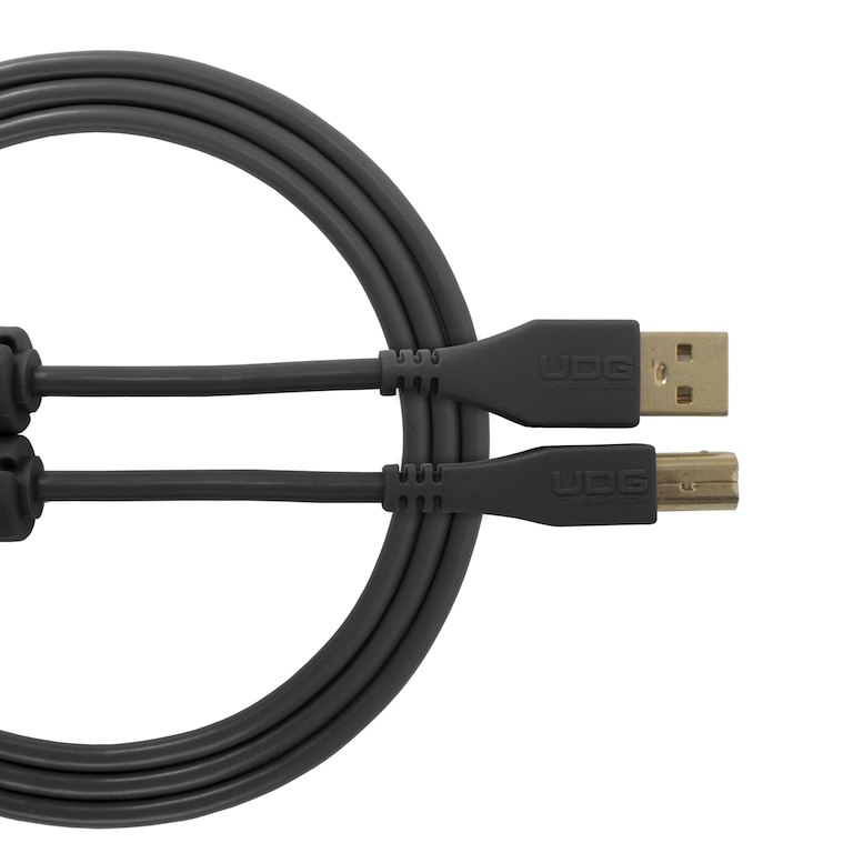 UDG USB 2.0 A-B Black Straight 3m