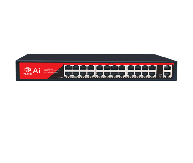DJA-24G20GB Gigabit PoE switch sa 24 porta + 2 uplink porta 802.3af/at 320W VLAN