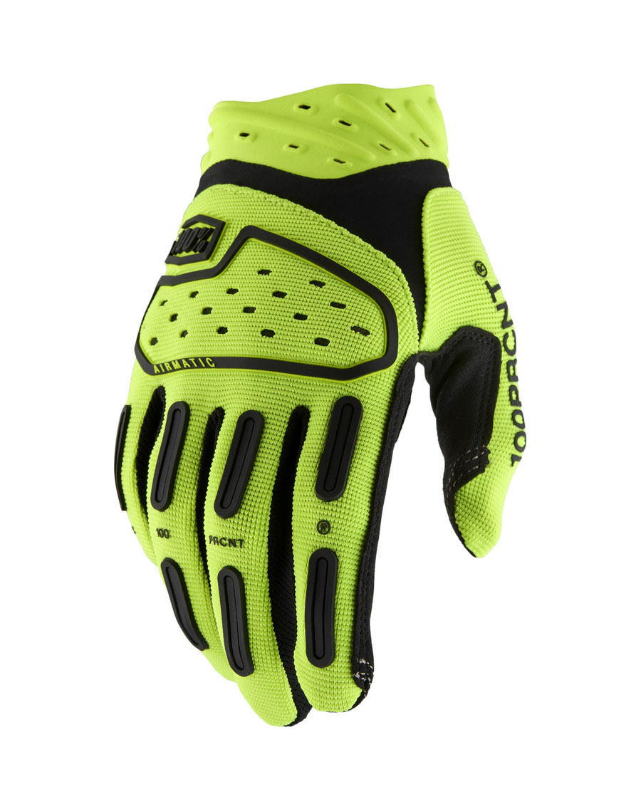 100% off road/MTB rukavice Airmatic 2 fluo žute