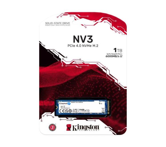 Kingston - 1TB M.2 NVMe SNV3S/1000G series NV3 SSD