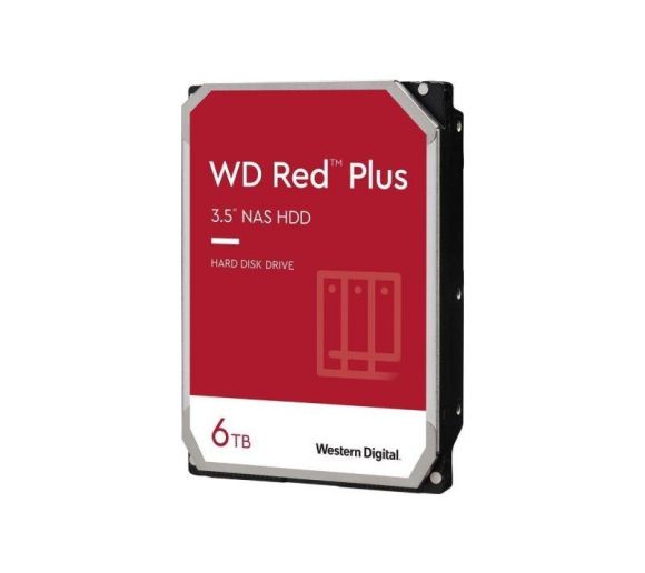 Western Digital - 6TB 3.5 inča SATA III 256MB IntelliPower WD60EFPX Red Plus hard disk