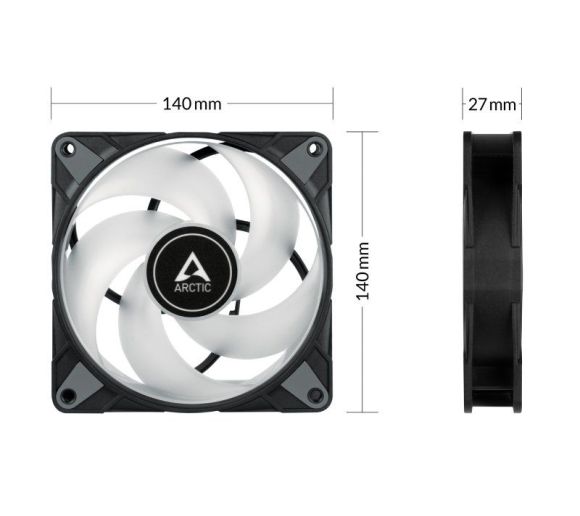 Arctic - P14 PWM PST A-RGB 140mm ventilator crni (ACFAN00239A)