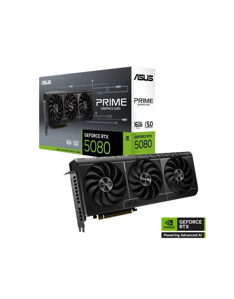 ASUS nVidia GeForce RTX 5080 256bit 16GB PRIME-RTX5080-O16G graficka karta