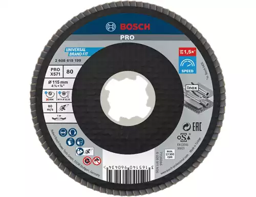 BOSCH Bosch x-lock flap disk 125mm g 40