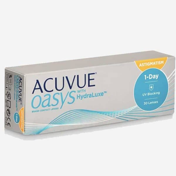 Acuvue Oasys 1-Day For Astigmatism With Hydraluxe (30 sočiva)