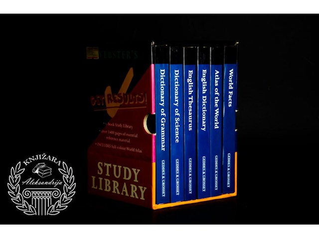 WEBSTER S STUDY LIBRARY BOXED SET OF 6 BOOKS