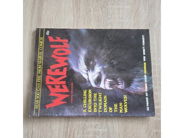 Werewolf Marvel super special october 1981