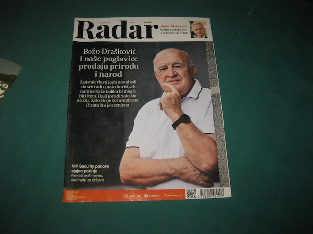 Radar br.21 (2024.) Božo Drašković