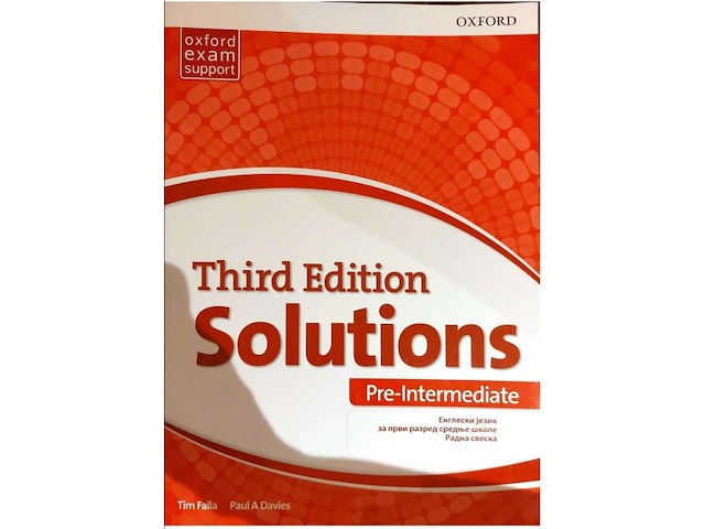 Енглески језик 1,Solutions 3rd edition Pre-intermediate