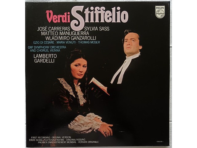 VERDI, JOSE CARRERAS - 3LP Box STIFFELIO