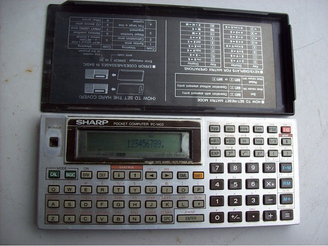 SHARP Pocket Computer PC-1403 ,Japan