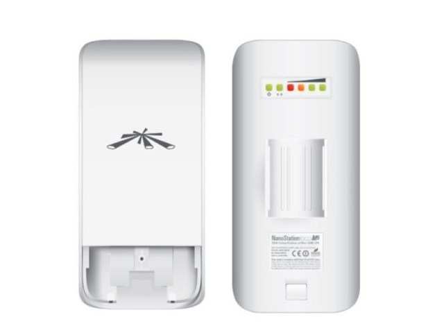 Ubiquiti NanoStation Loco M2, outdoor 2.4GHz MIMO, 2x 8dBi, AirMax