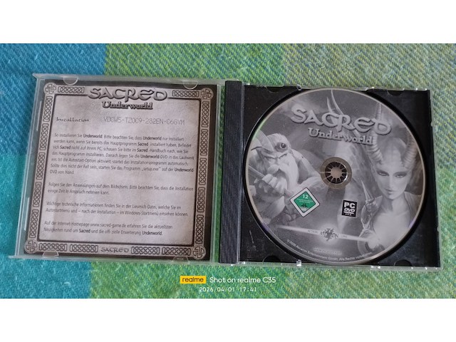 CD ROM SACRED UNDERWORLD