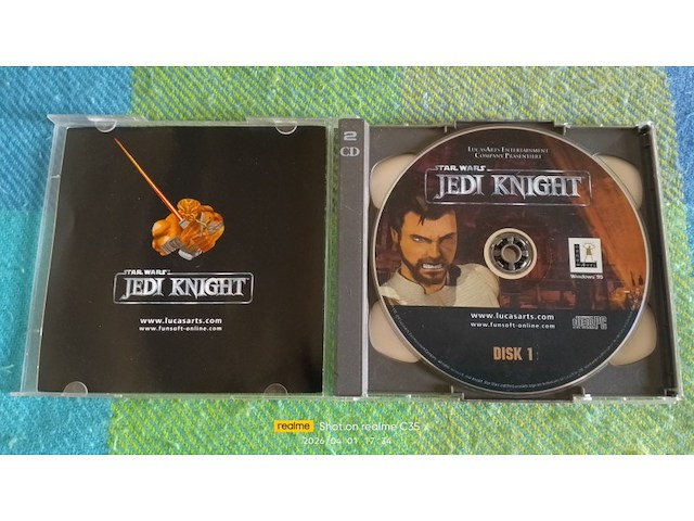 2 CD ROM STAR WARS JEDI KNIGHT DARK FORCES II