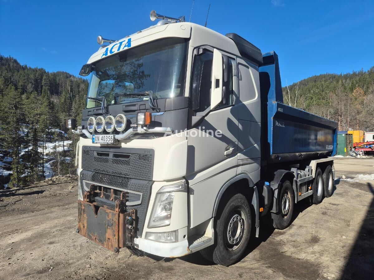 Prodaje se Volvo FH 8x4, brøyterigget tippbil med sideskjær kiper na aukciji