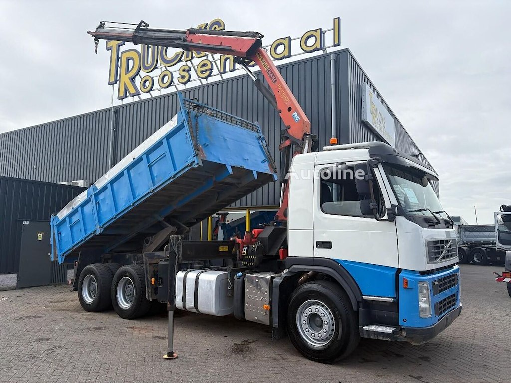 Volvo FM 440 + PALFINGER PK15002 + 6X4 + MANUAL + TIPPER kiper