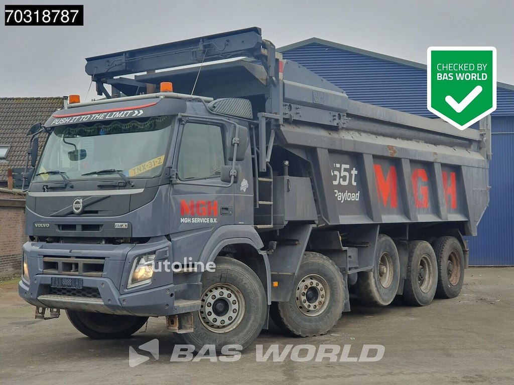 Novi Volvo FMX 460 FMX 32m3 AJK Pusher 55tons Payload Big-Axle Powertronic kiper