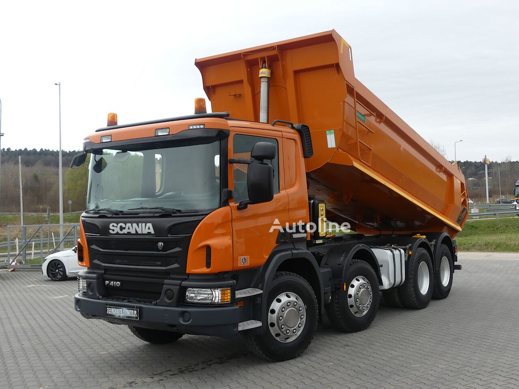 Scania P410 8x4 / WYWROTKA / ALUFELGI / MANUAL / EURO 6 / kiper