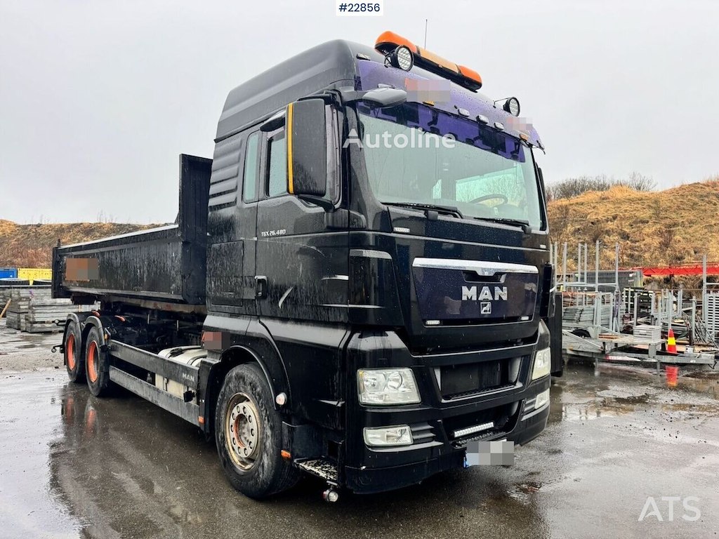 MAN TGX 26.480 6x2 Krokbil m/ Kasse – Kranhydraulikk – 290 000 km! kiper