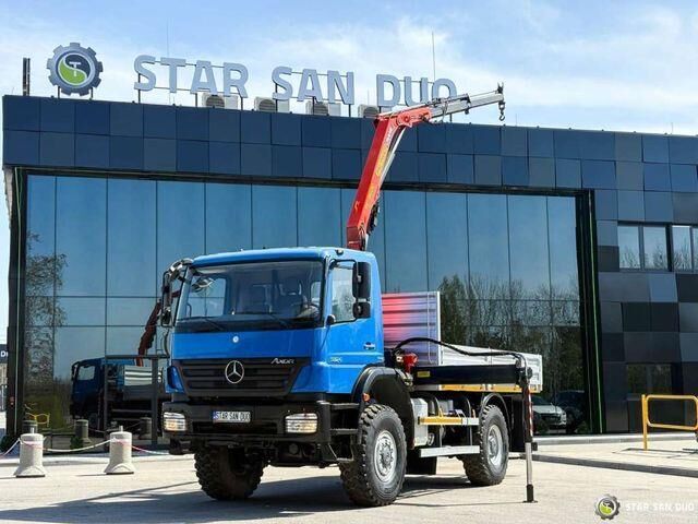Mercedes-Benz AXOR 1824 4x4 PALFINGER PK 8500 Crane Kran kiper