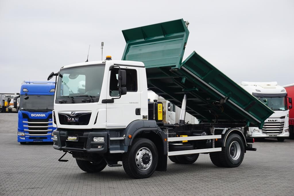 MAN TGM / 18.320 / E 6 / WYWROTKA / 4 X 4 / HYDROBURTA kiper