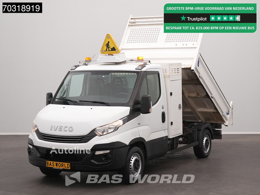 IVECO Daily 35S14 Automaat Open Laadbak met Kist 3.5t trekhaak Airco C kamion s ravnom platformom < 3.5t
