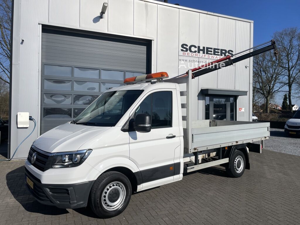 Volkswagen Crafter 2.0 TDI Pick-up met laadkraan kamion s ravnom platformom < 3.5t
