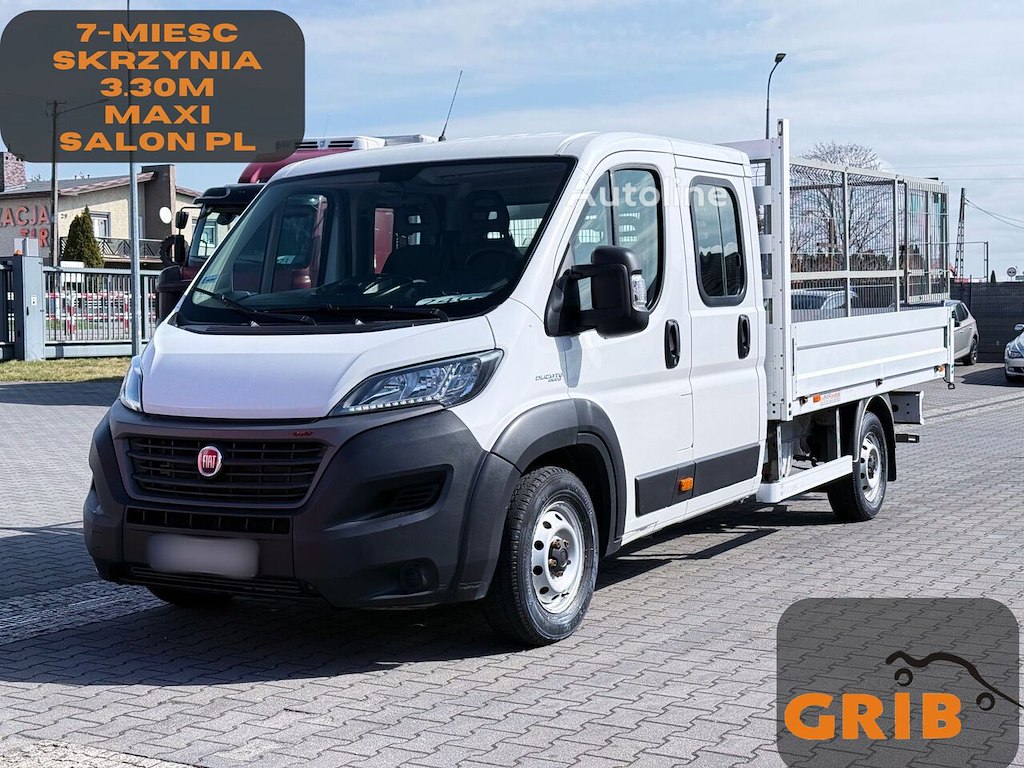 Fiat Ducato DOKA Brygadówka 7-miejsc kamion s ravnom platformom < 3.5t