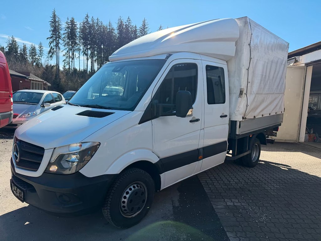 Mercedes-Benz Sprinter II 519 CDI Flatbed + Tarp kamion s ravnom platformom < 3.5t