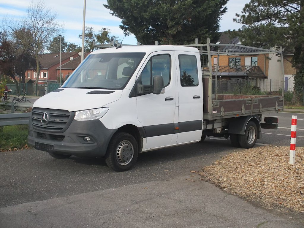 Mercedes-Benz Sprinter 519 CDI Maxi Flatbed / Double Cab kamion s ravnom platformom < 3.5t