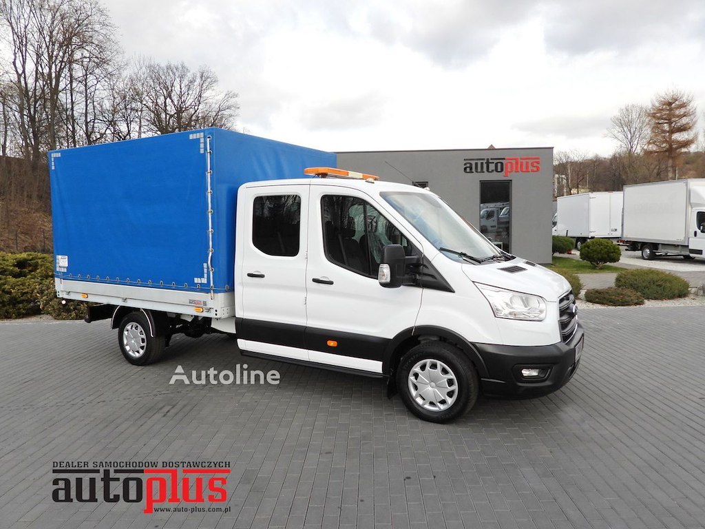 Ford TRANSIT STAKE BODY TARPAULIN DOUBLE CABIN DOKA 7 SEATS CRUISE CO kamion s ceradom < 3.5t