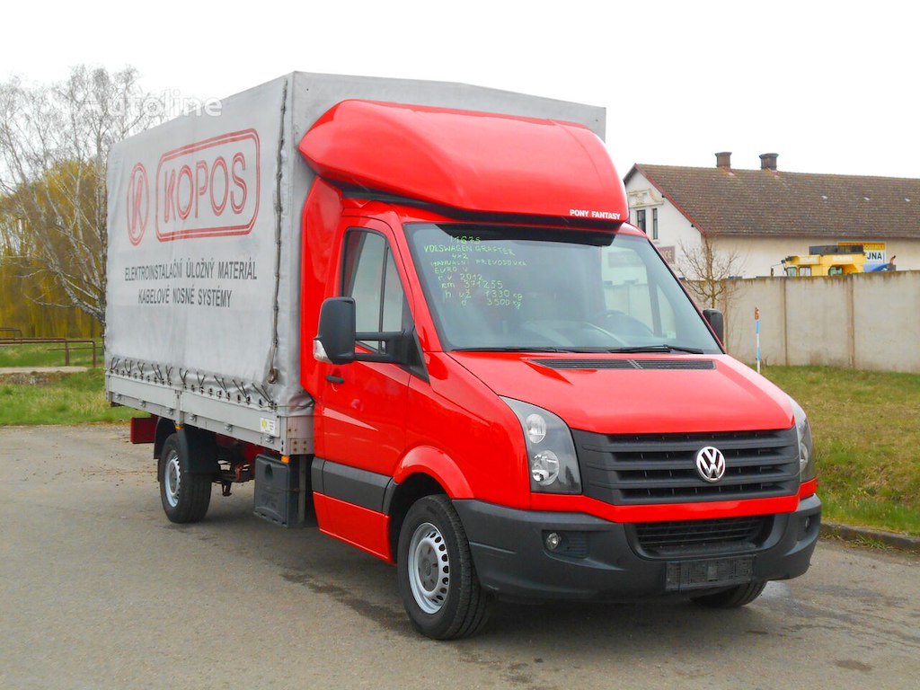Volkswagen CRAFTER kamion s zavesom < 3.5t