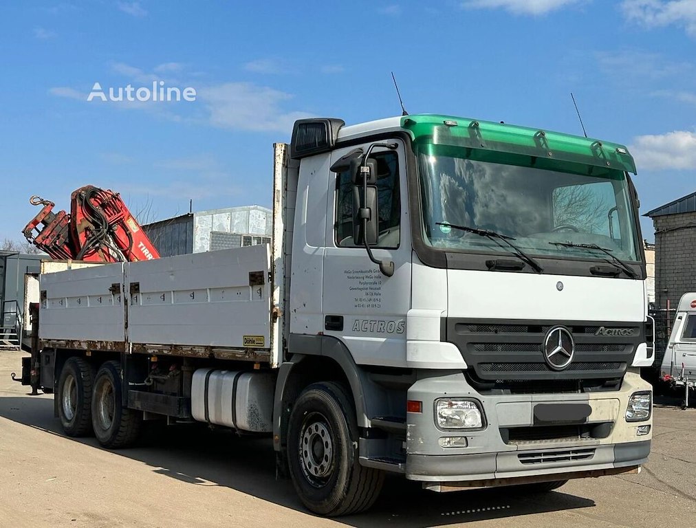 Mercedes-Benz Actros 2636 6x4 mp2 tirre euro 222 radio 5 hyd kamion s ravnom platformom