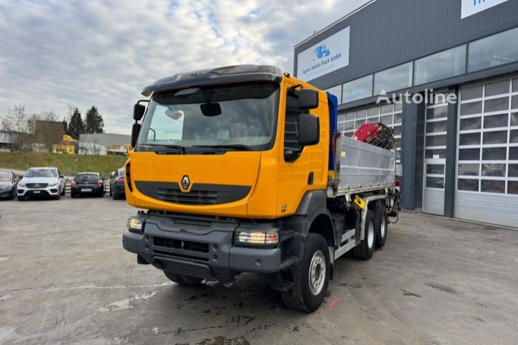 Renault Kerax 410 6x4 HMF1820-7 **38'000KM** kamion s ravnom platformom