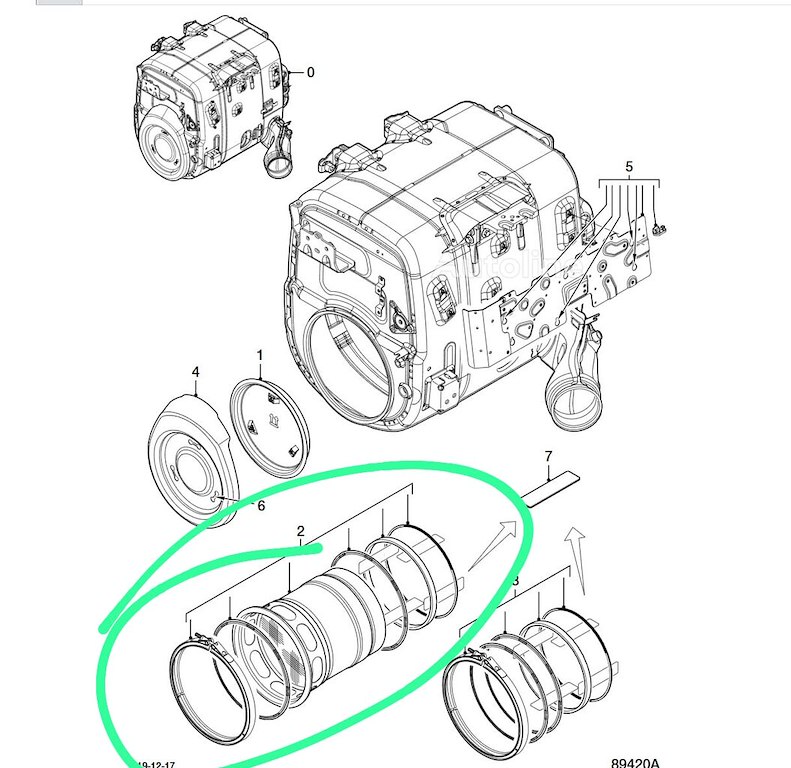 DAF KOMPLETNO 2018+ katalizator za DAF truck euro 6 2018+ kamiona