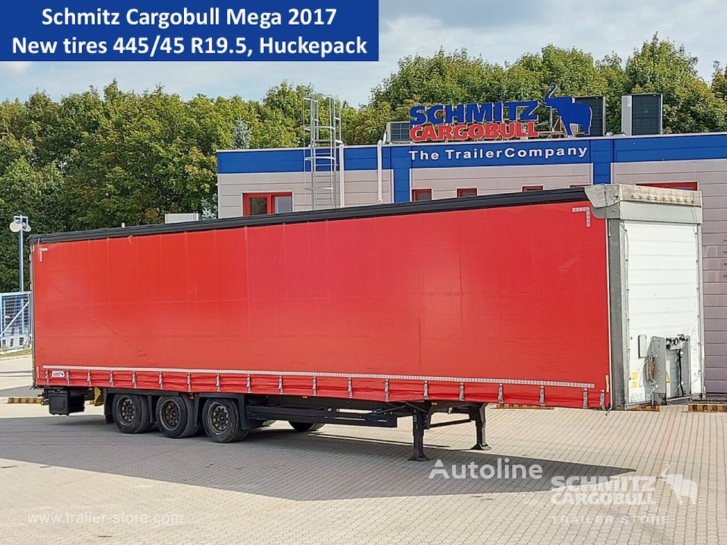Schmitz Cargobull Curtainsider Mega poluprikolica sa kliznom ceradom