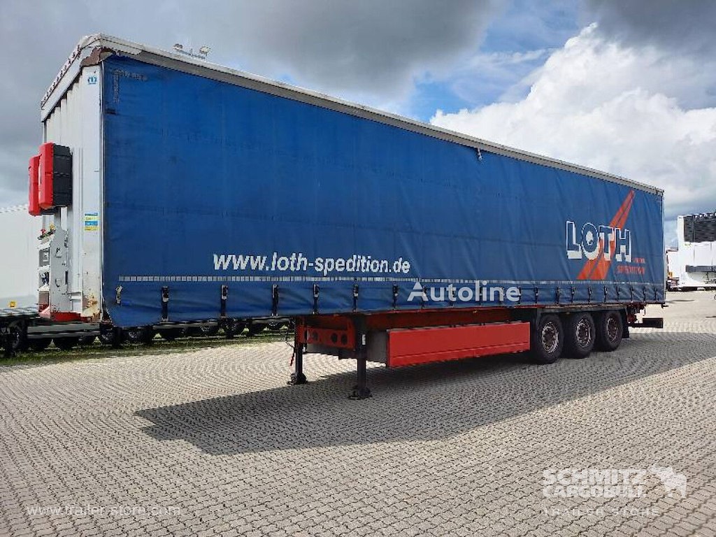 Krone Auflieger Curtainsider Standard Forklift holder poluprikolica sa kliznom ceradom