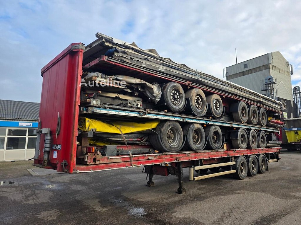 LeciTrailer BPW - Disc Stack of 5 3-axle curtain-sided trailers - Air suspen poluprikolica sa kliznom ceradom