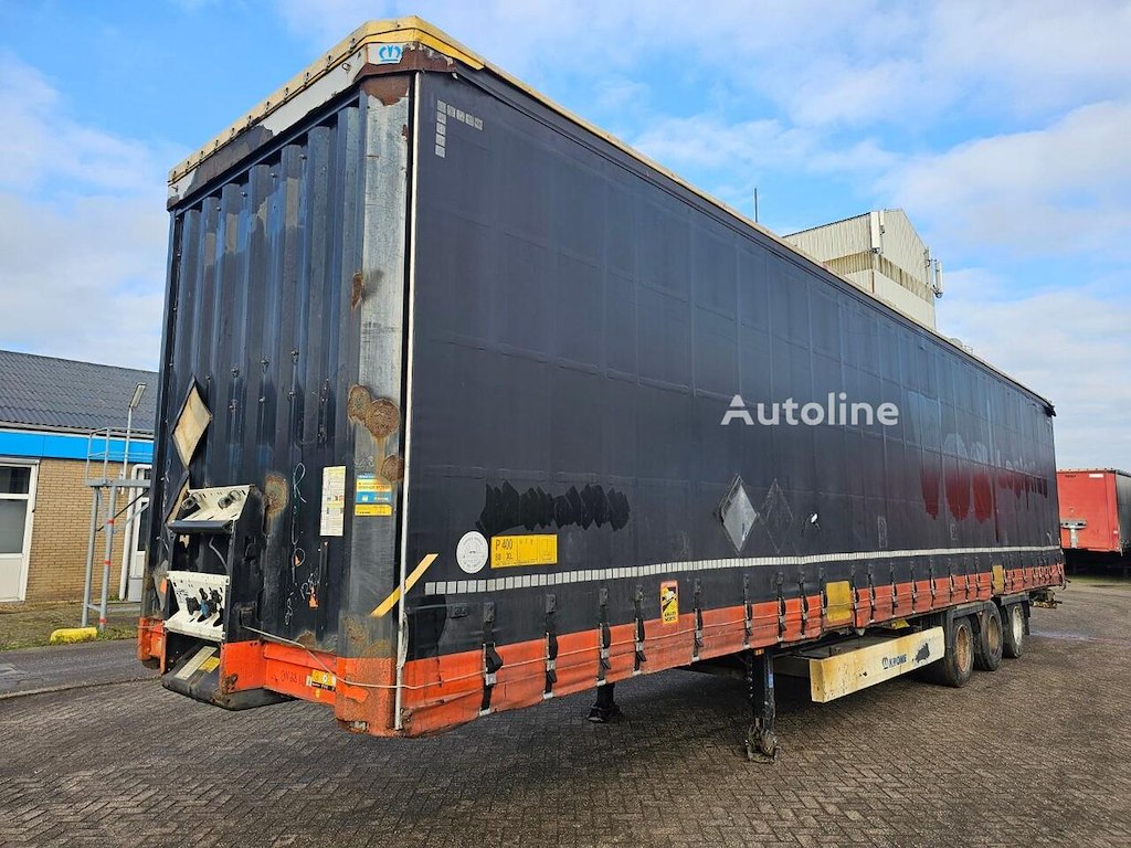 Krone BPW - DRUM Krone 3-axle Curtainside Trailer - BPW - Drum Brakes poluprikolica sa kliznom ceradom
