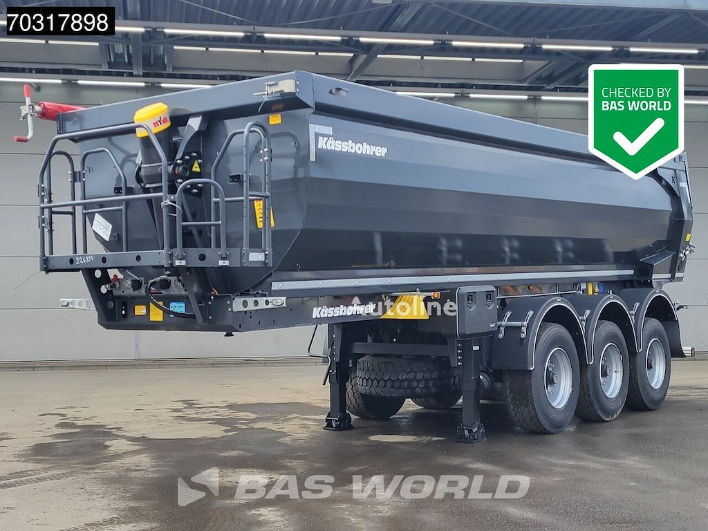 Nova Kässbohrer XS 3 axles NEW 2x Liftaxles 24m3 Steel Tipper poluprikolica kipera