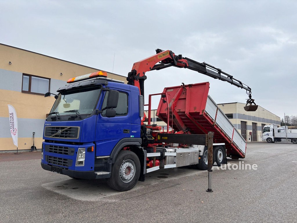 Volvo FM 400 6x2*4 EURO3 + Palfinger PK20002 + AJK HOOKLIFT kamion rol kiper