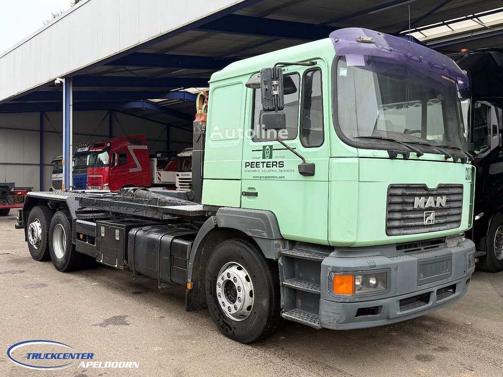MAN 26.403 6x2 with Steering axle, Manual kamion rol kiper