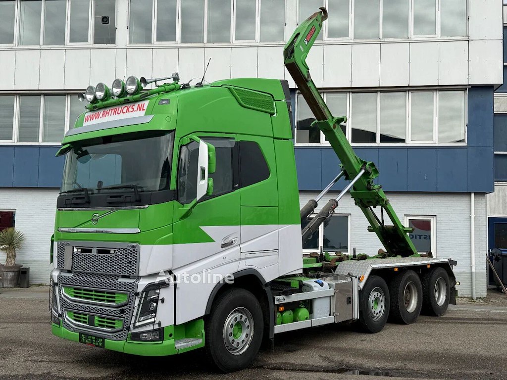 Volvo FH 16.650 8X2 + HIAB 20 TON HAAKARM kamion rol kiper