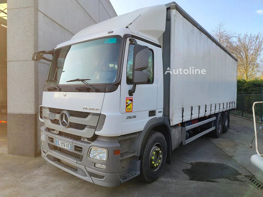 Mercedes-Benz Actros 2636 NL 6X4 TAUTLINER kamion sa klizna zavesa cerada