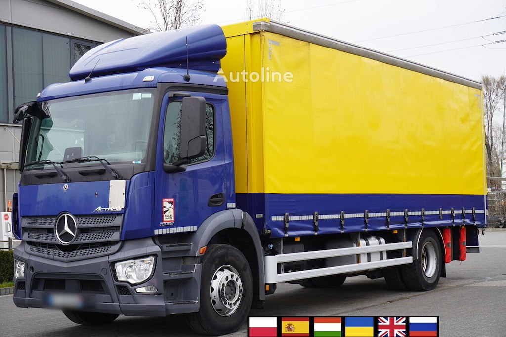 Mercedes-Benz Actros 1833 / Curtainsider 18 EPAL / 200 tho. km kamion sa klizna zavesa cerada