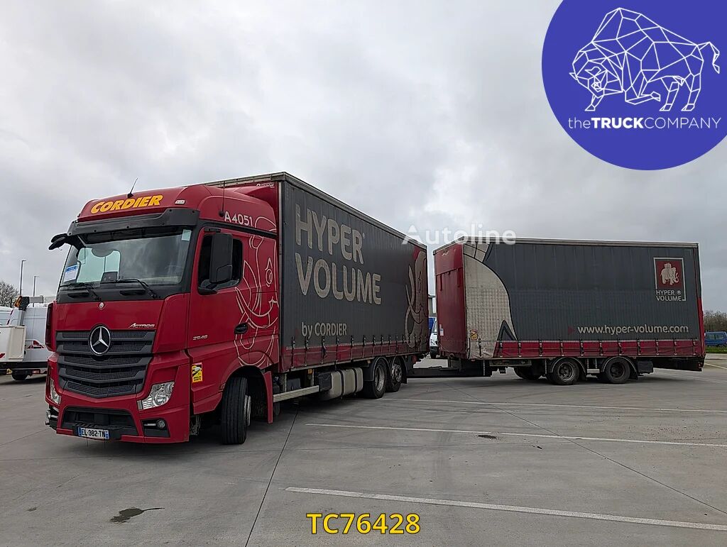 Mercedes-Benz Actros 2548 kamion sa klizna zavesa cerada