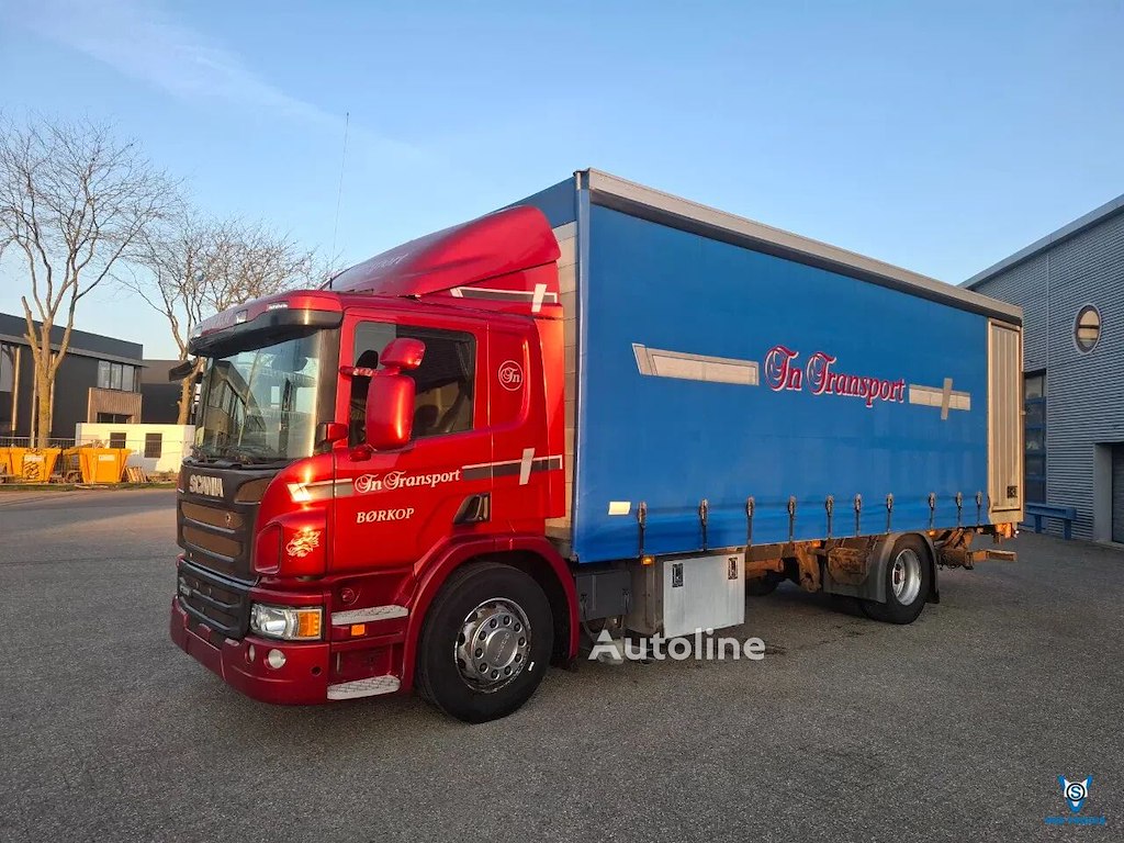 Scania P280 / CURTAIN SAILS / PLATFORM / FRIDGE / NAVI / AUTOMATIC / EU kamion sa klizna zavesa cerada